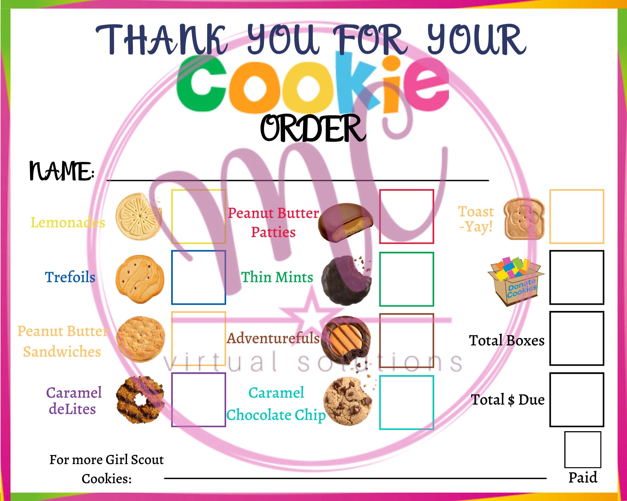 ABC Bakers - Girl Scouts Thank You for Your Girl Scout Cookie Order ...