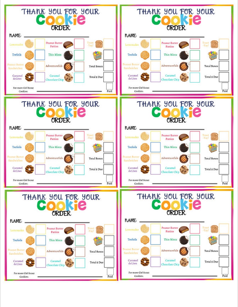 ABC Bakers - Girl Scouts Thank You for Your Girl Scout Cookie Order ...