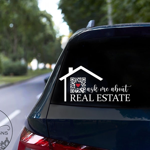 Qr Code Vinyl Decal - Etsy