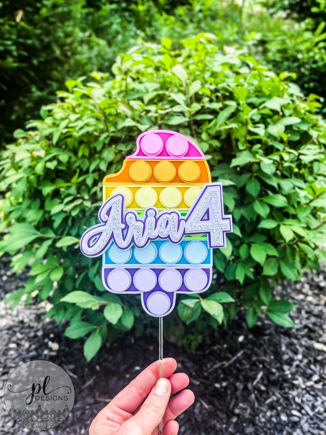 Pop It Birthday Cake Topper, Pop It Decorations, Pop It Centerpieces ...