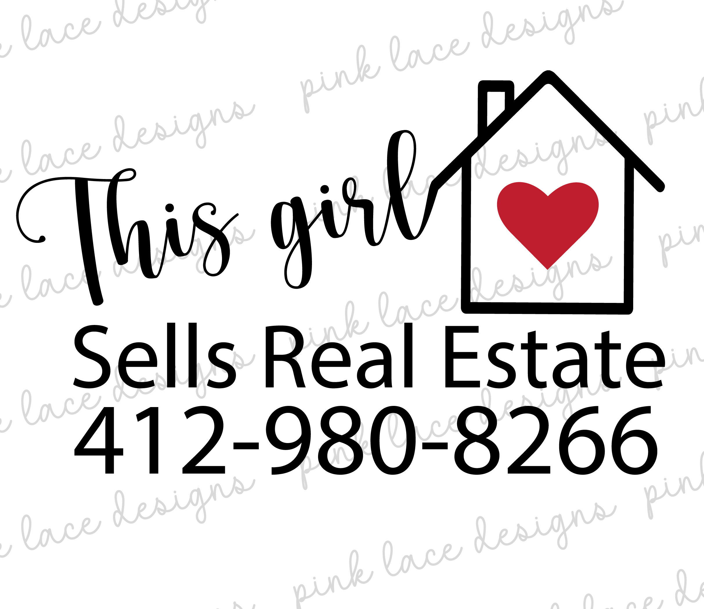 Real Estate Marketing Decal Vinyl Decal for Real Estate - Etsy