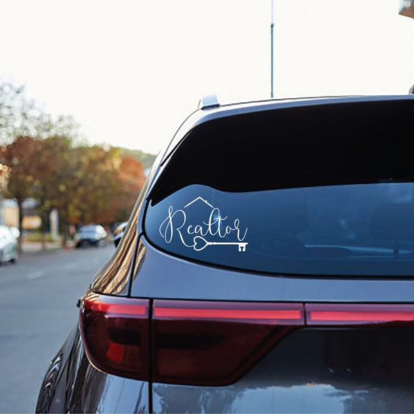 Real Estate Car Decal - Etsy