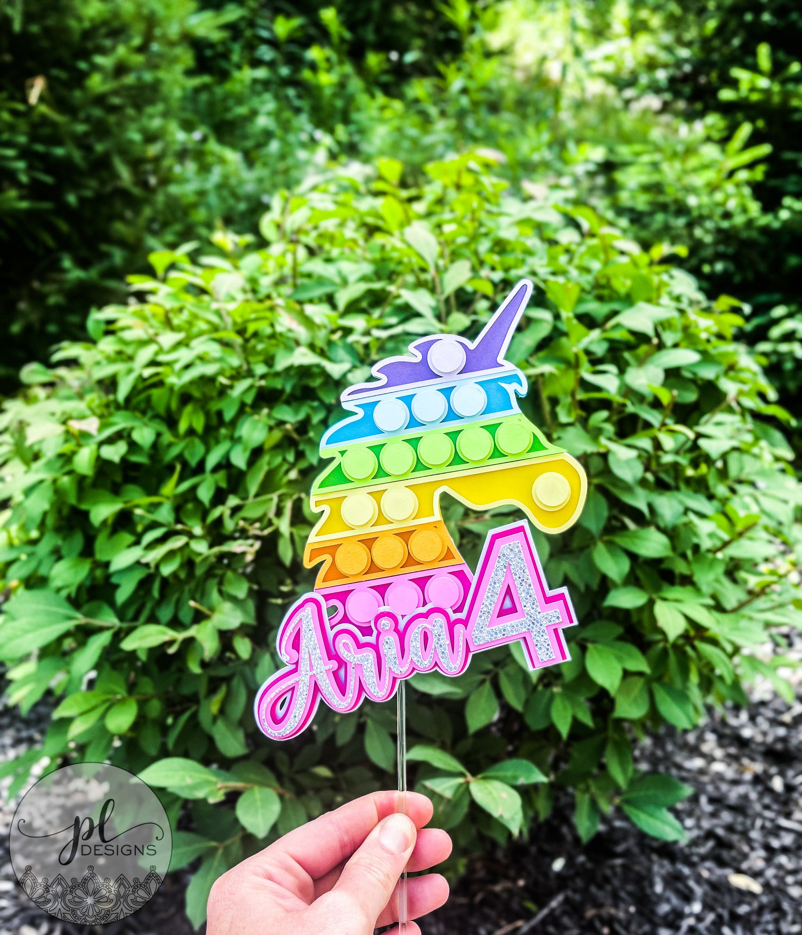 Pop It Birthday Cake Topper, Pop It Decorations, Pop It Centerpieces ...