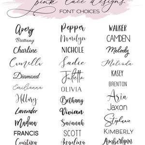 Nursery Name Sign With Flowers - Baby Name Sign - Child Name Sign ...