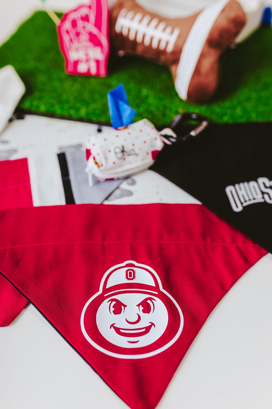 Over the Collar Dog Bandana, the Ohio State University Slips on Collar ...