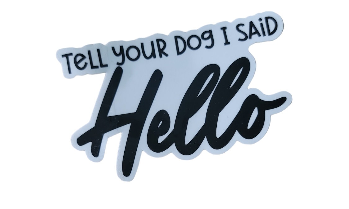 Hello This Is Dog Text