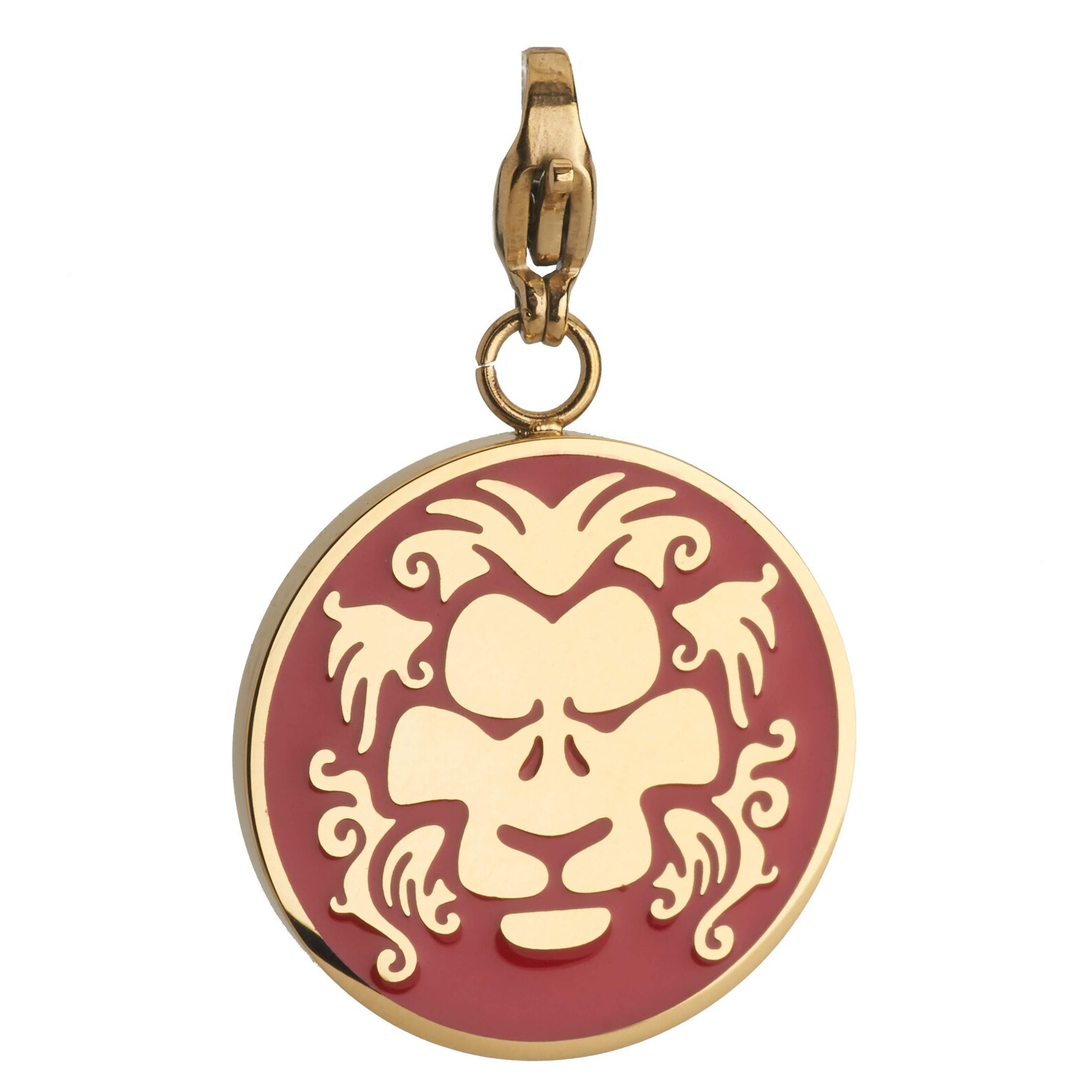 Leo Gold Coin Medallion for Necklace or Bracelet Zodiac - Etsy