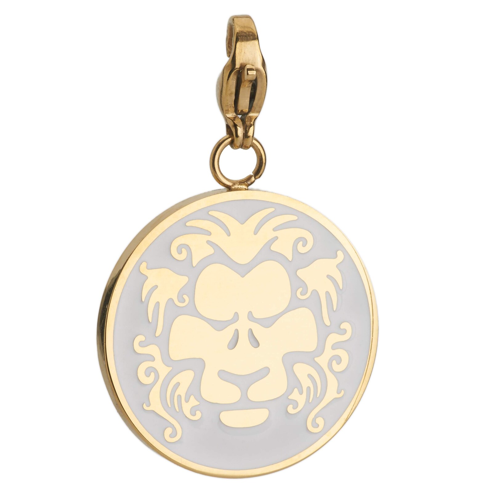 Leo Gold Coin Medallion for Necklace or Bracelet Zodiac - Etsy
