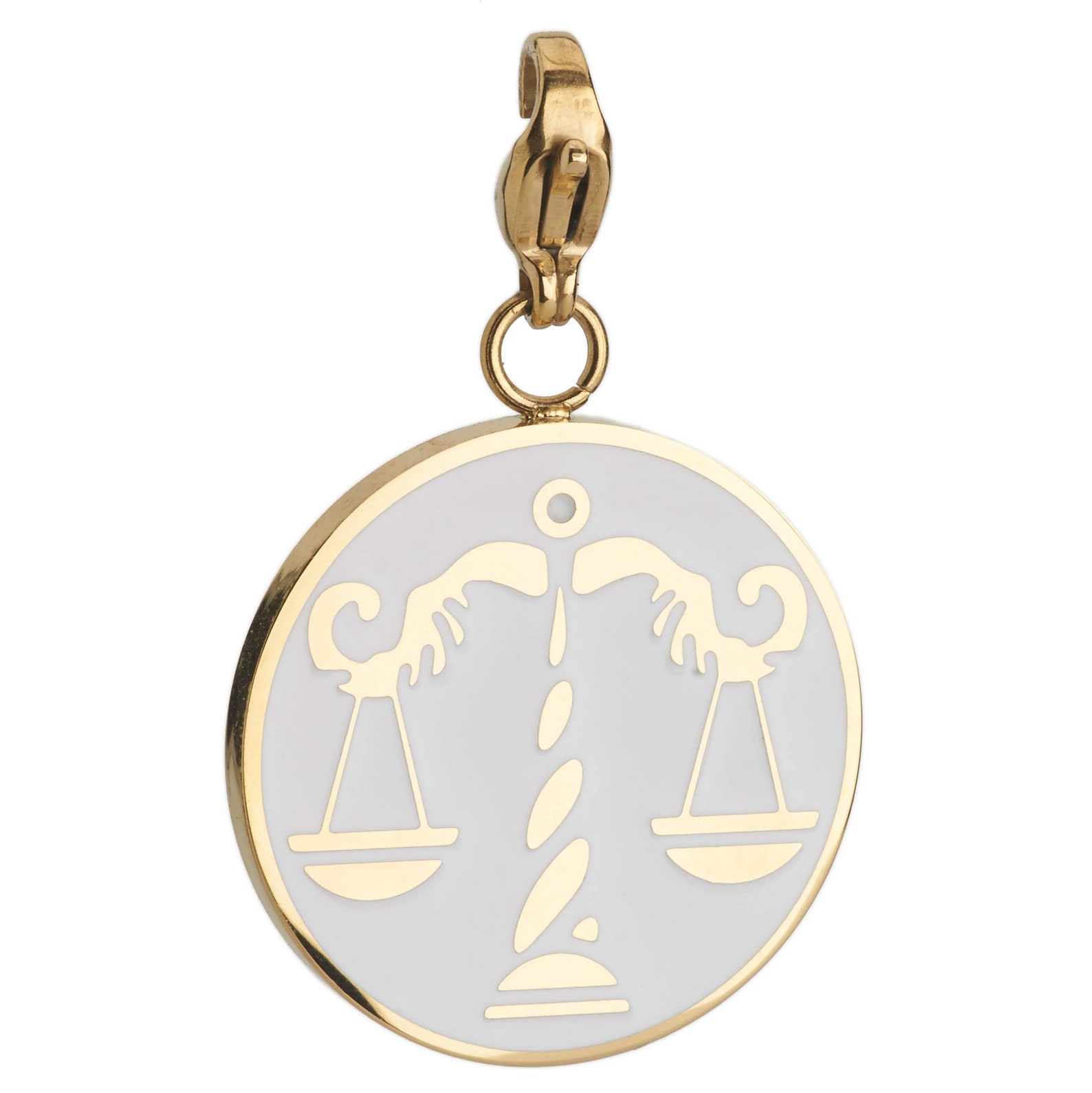 Libra Gold Coin Medallion for Necklace Zodiac Jewelry FREE - Etsy