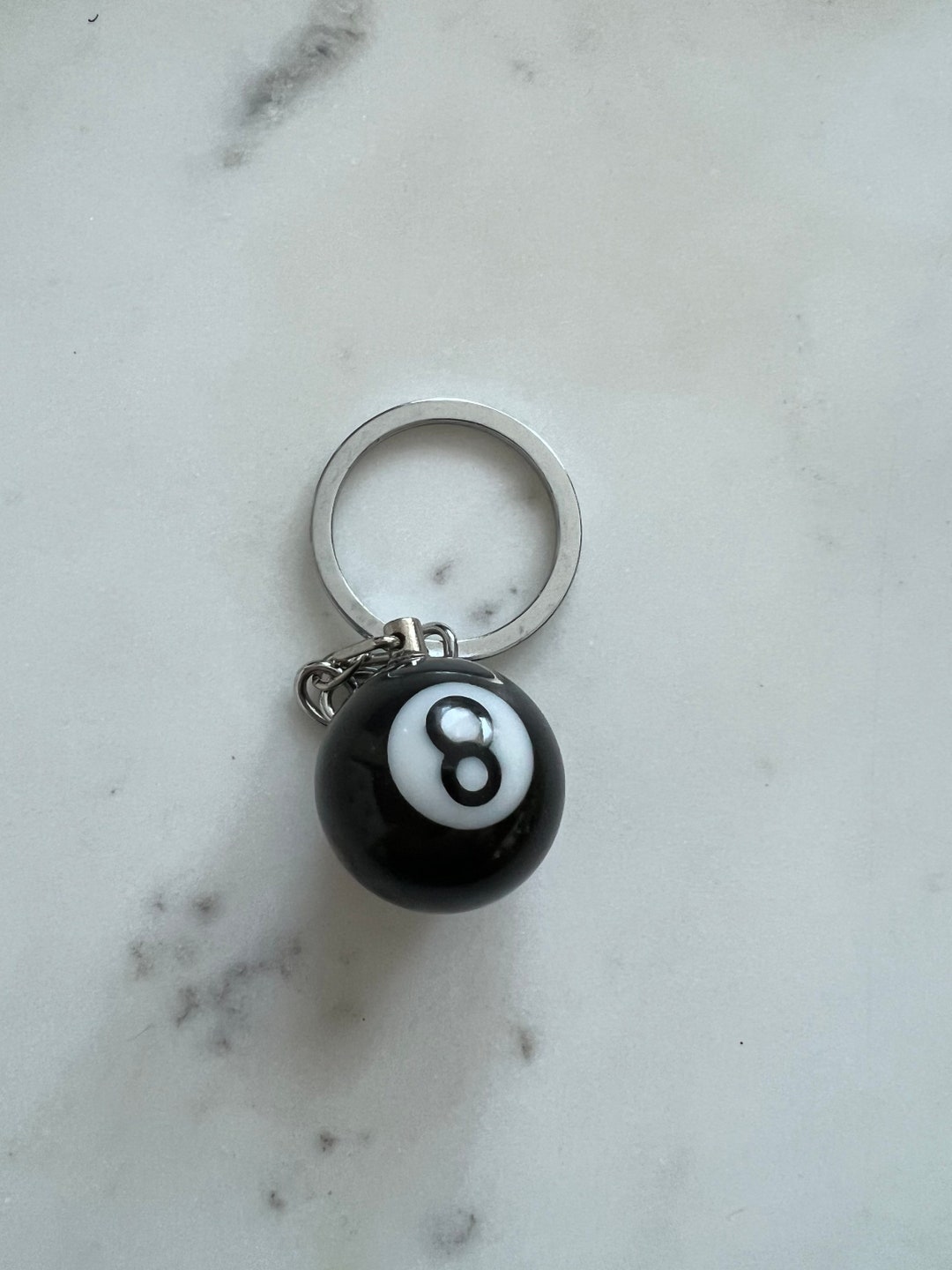 8 Ball Key Chain - Etsy