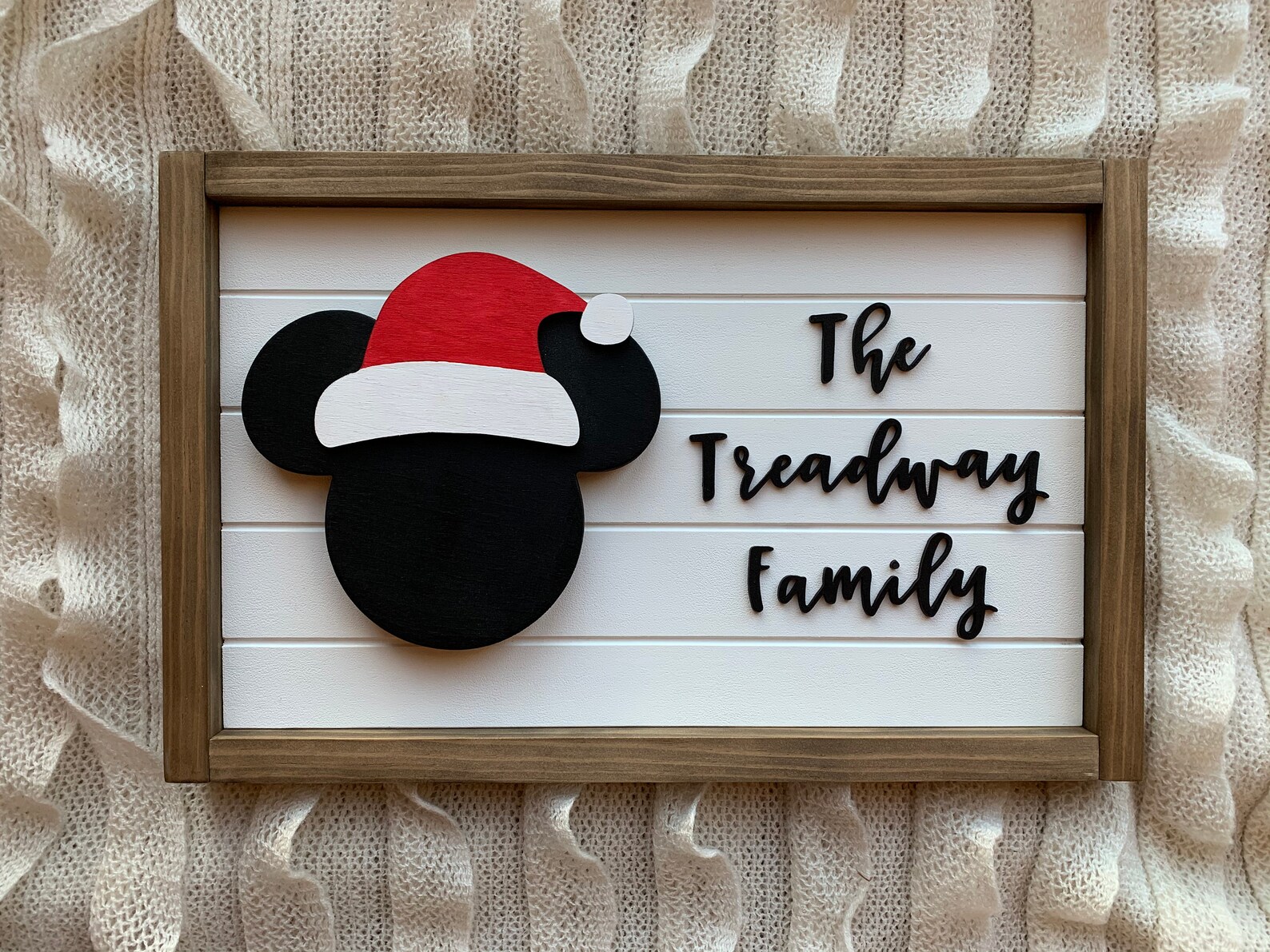 Interchangeable family Mickey sign | Etsy