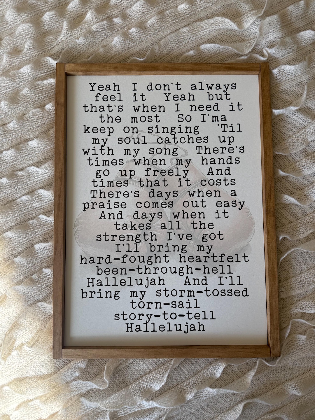 Hard Fought Hallelujah Lyrics - Etsy
