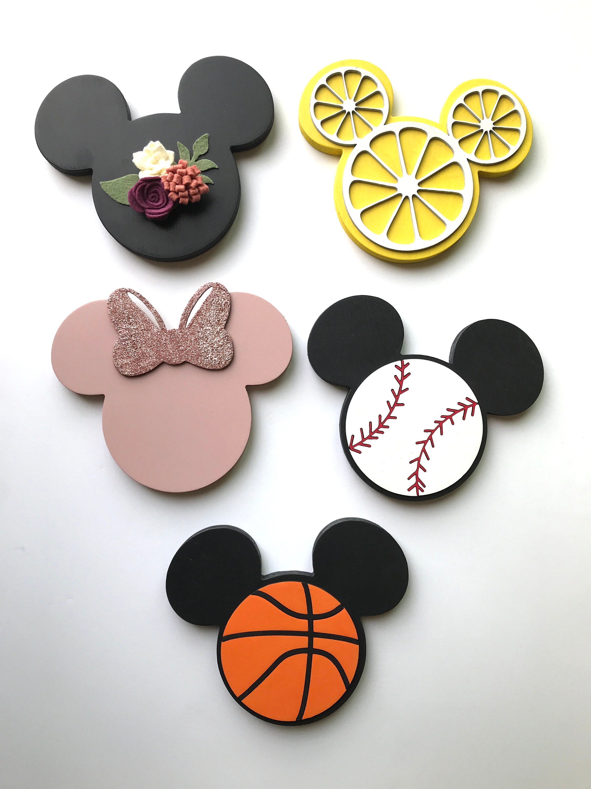 Interchangeable Mouse Head Home Sign Home Seasonal Mickey | Etsy