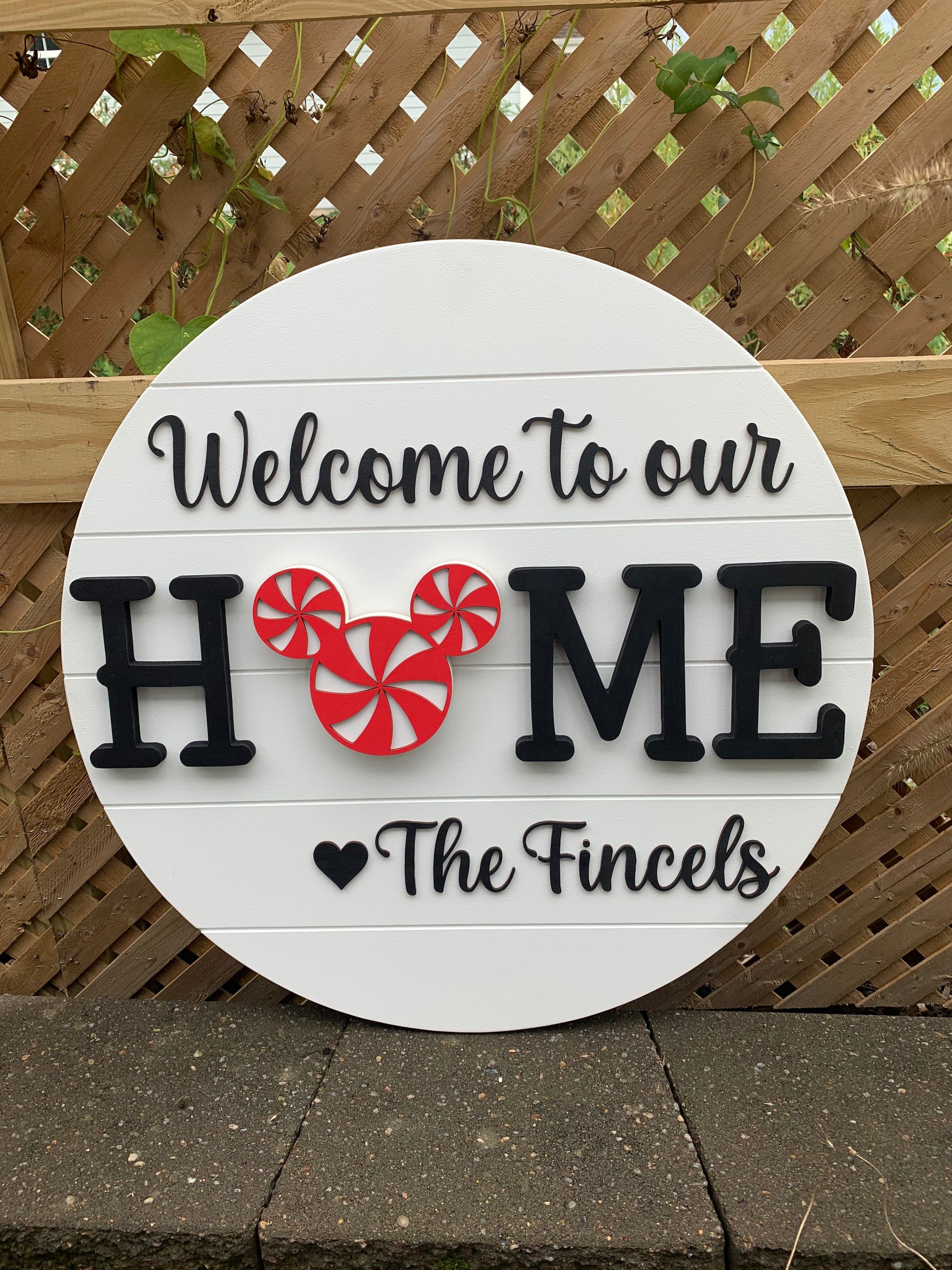 Interchangeable Home Sign Welcome Sign Mickey Home - Etsy UK