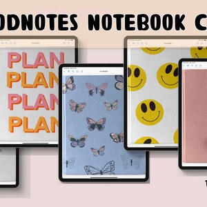 13 Hand Drawn Goodnotes Notebook Covers Digital Planning School ...