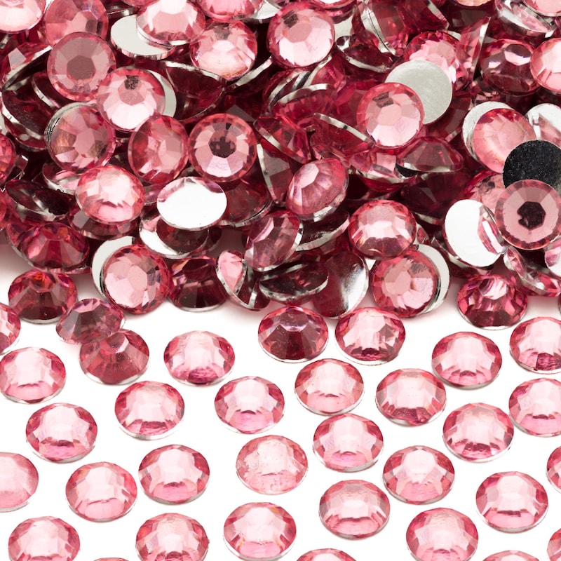 3mm Pink Rhinestones - Etsy