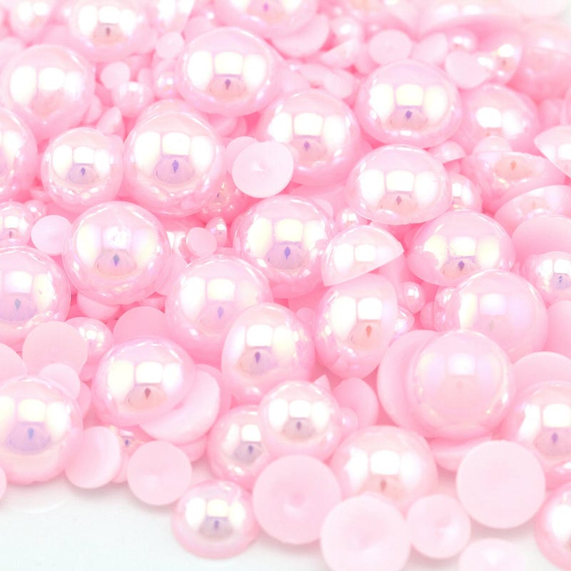 Pink Pearls Size 12 Mm - Etsy