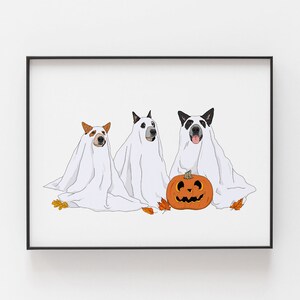 Blue Heeler Dogs, Australian Cattle Dog Art, Dog Home Decor, Giclee ...