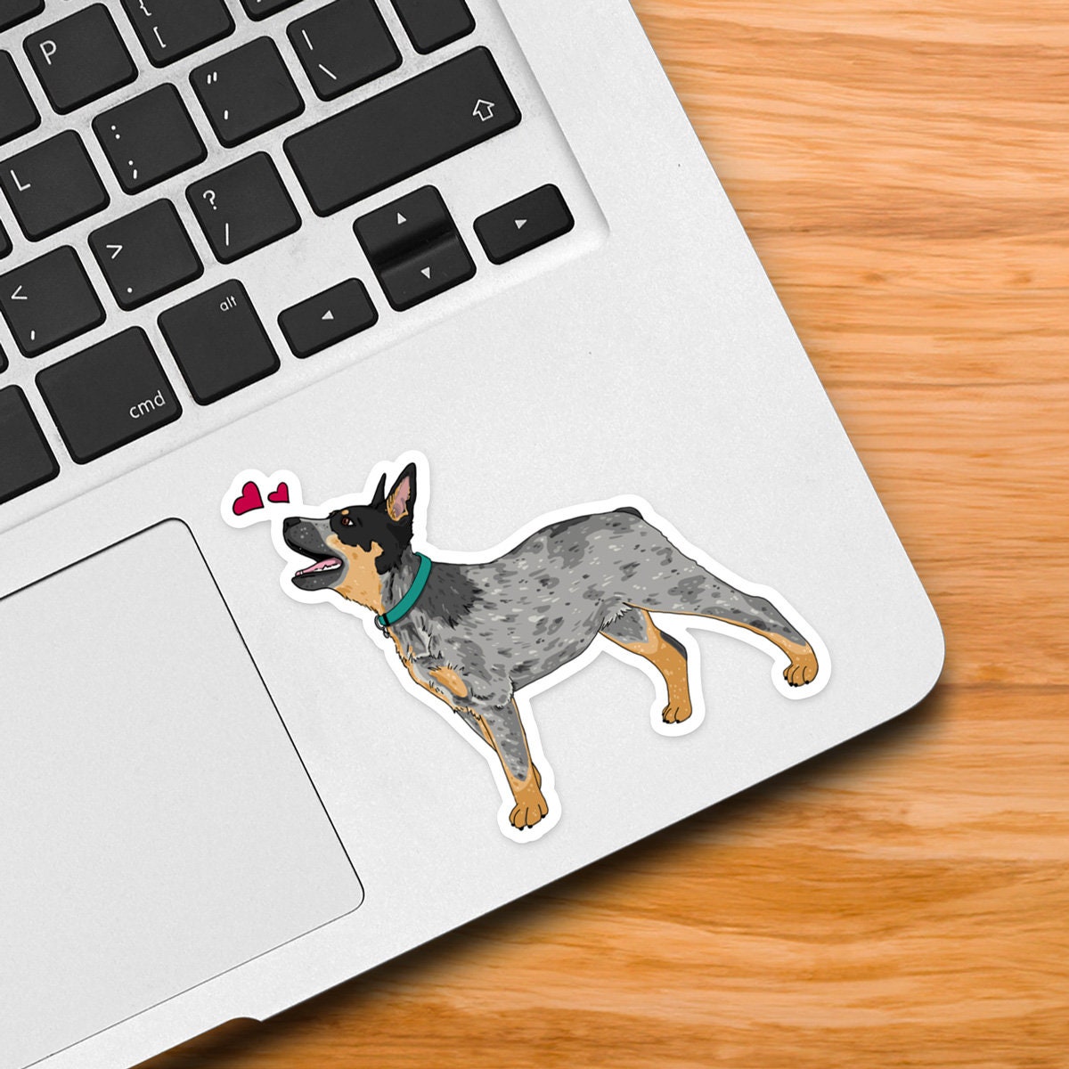 WEATHERPROOF Cattle Dogs, Blue Heeler, 3-inch Vinyl Decal Sticker "look ...