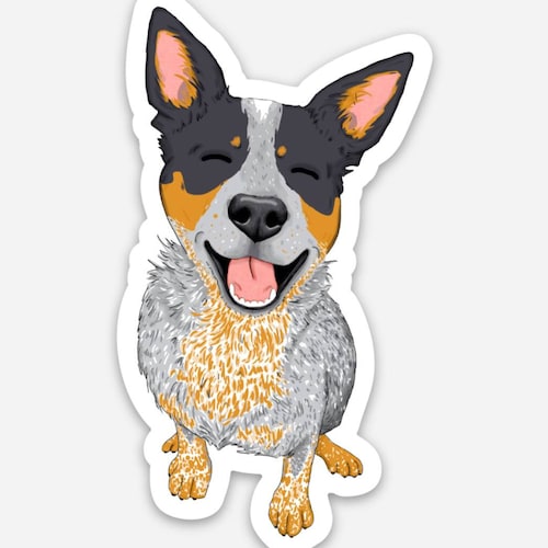 WEATHERPROOF Cattle Dogs Blue Heeler 3-inch Vinyl Decal - Etsy