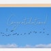 Printable Congratulations Card, 5x7, Geese, Birds, Sky - Etsy