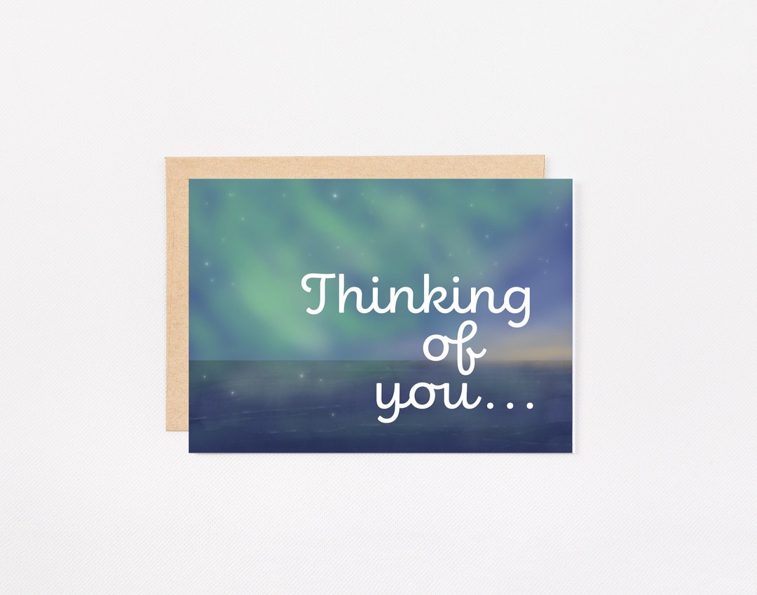 Printable Stars Thinking of You Card - Etsy