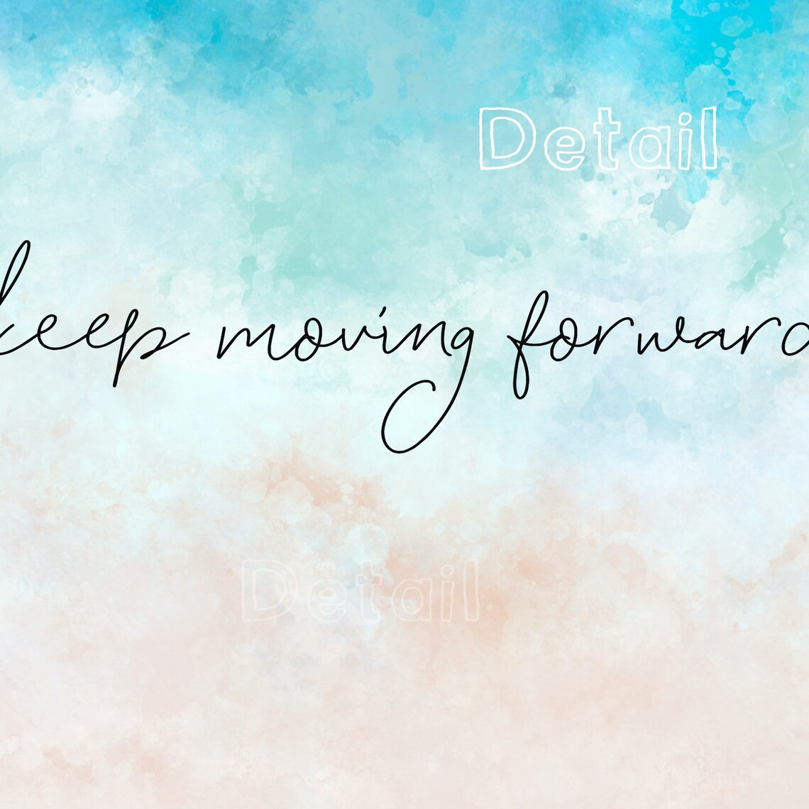 Printable Keep Moving Forward Art Print, Abstract Beach, Decor ...