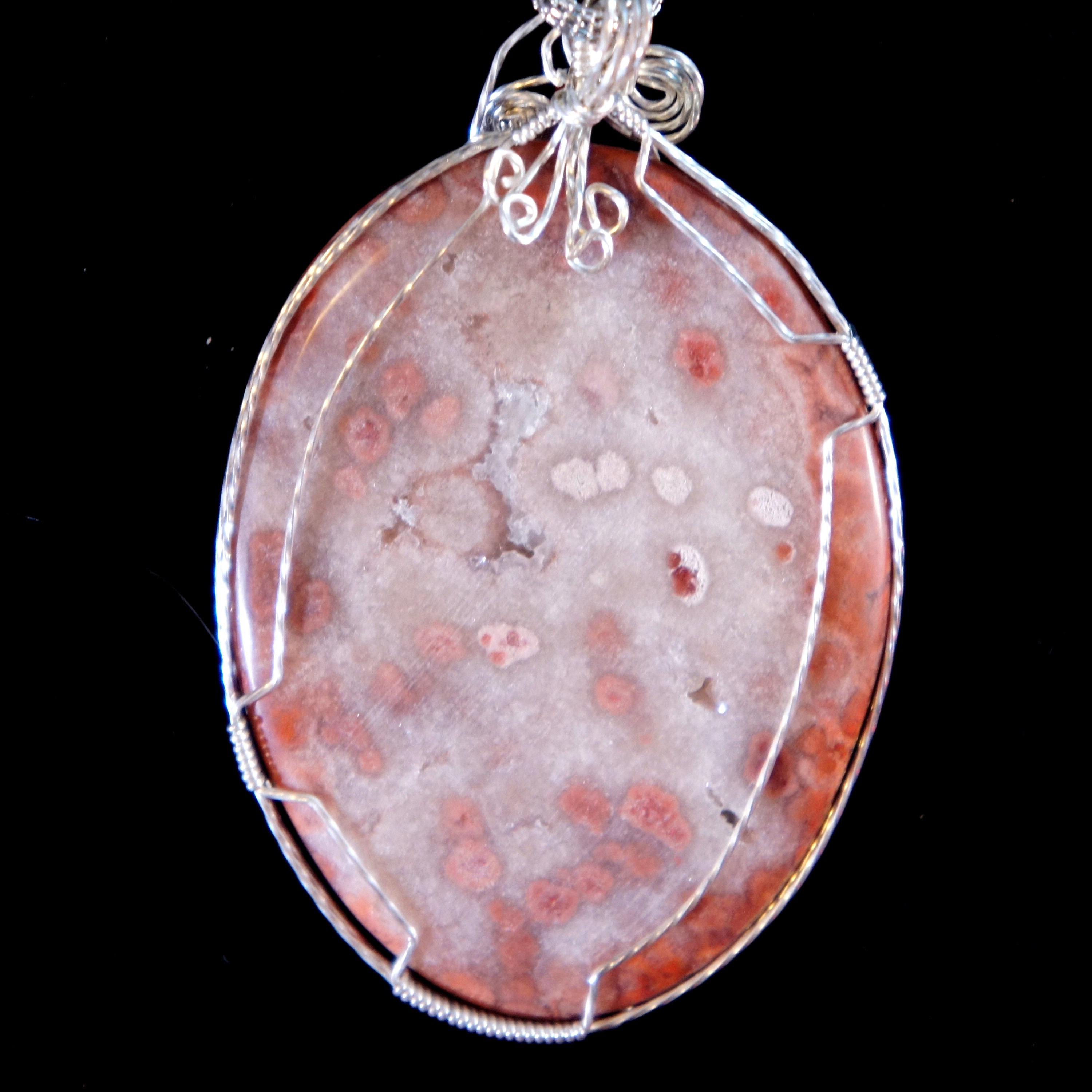 Agate With Orbs Necklace - Etsy