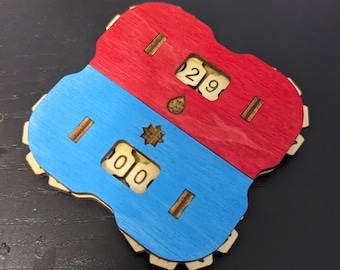 Board Game Counters 0-99 Multicolor Custom Icons Life Counter HP ...