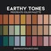 Earthy Tones Procreate Color Palette - Etsy