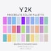 Y2K Procreate Color Palette - Etsy