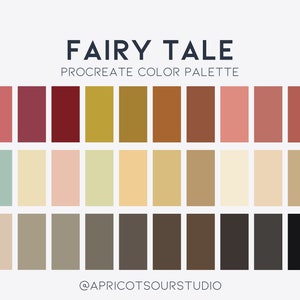 Fairy Tale Procreate Color Palette - Etsy