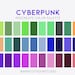 Cyberpunk Procreate Color Palette | Procreate App | Cyber Colors ...