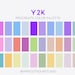 Y2K Procreate Color Palette - Etsy