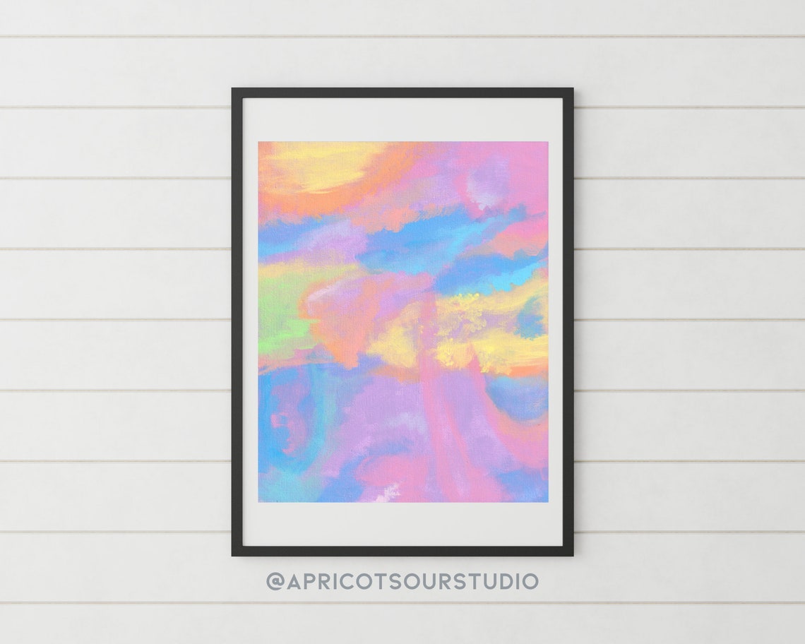 Downloadable Y2K Aesthetic Pastel Abstract Original - Etsy