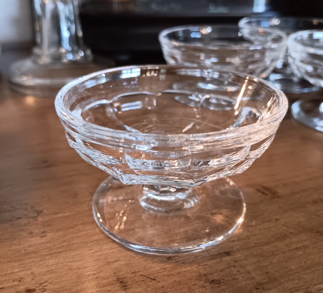 Set of 6 Early Vintage Footed Glass Nut Cups E.A.P.G. - Etsy