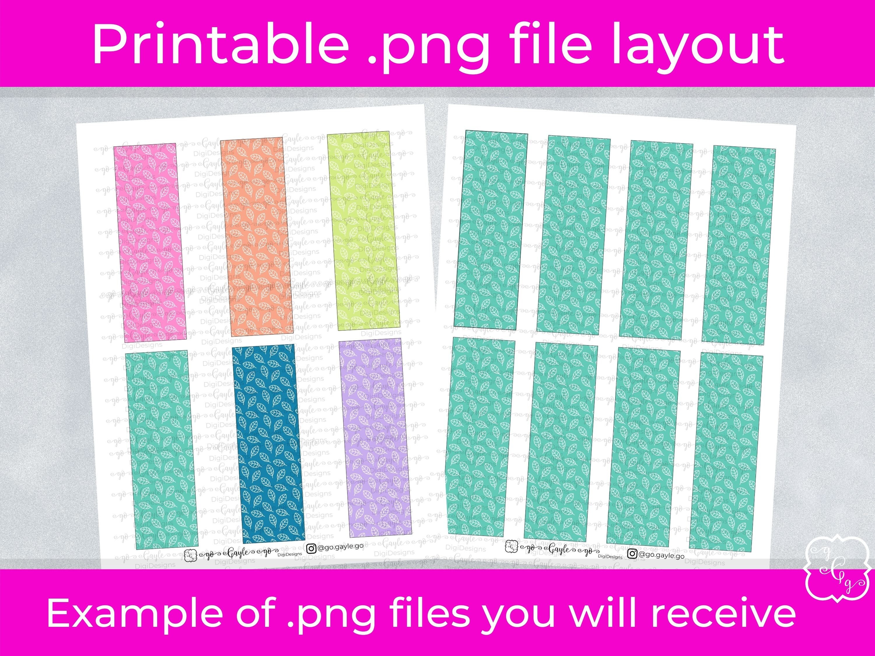 PRINTABLE Pen Wrap Set Glitter Pen Wraps Epoxy Pen Wrap White Leaves on ...