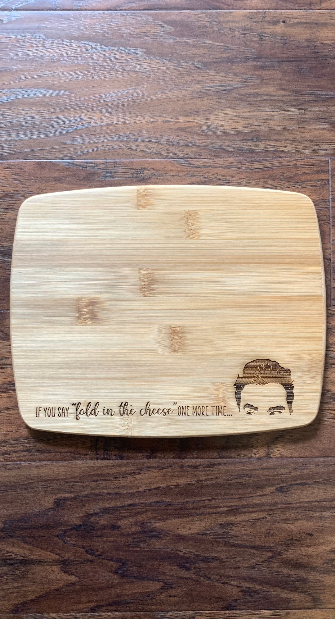 Fold in the Cheese Cutting Board – Schitt’s Creek Decor, Bamboo Cheese ...