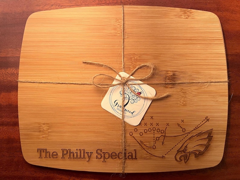 Philly Special Eagles Charcuterie Board – Philadelphia Gift, Game Day ...