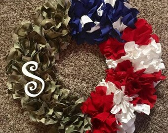 Army wreath | Etsy
