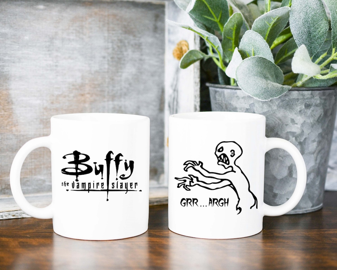 Buffy the Vampire Slayer Coffee Mug -grr Argh Coffee Cup, Buffy Fan ...
