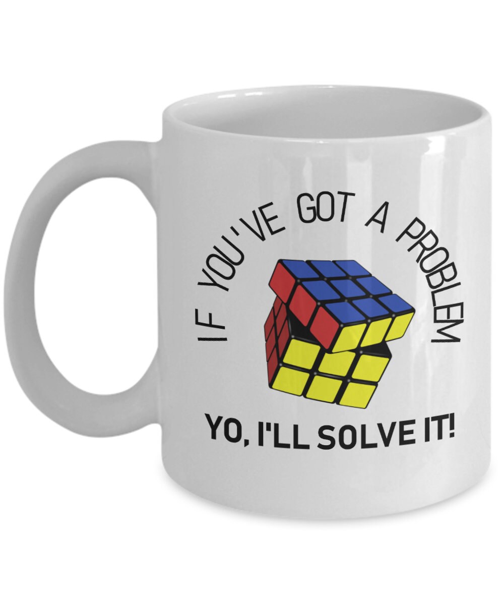 Rubiks Cube Ceramic Coffee Mug Large Novelty Mugs Kitschy - Etsy