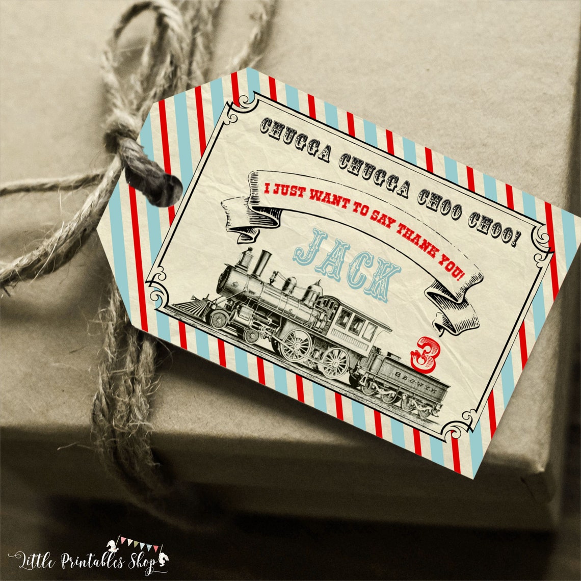 Editable Train Birthday Set for a Boy Instant Download - Etsy