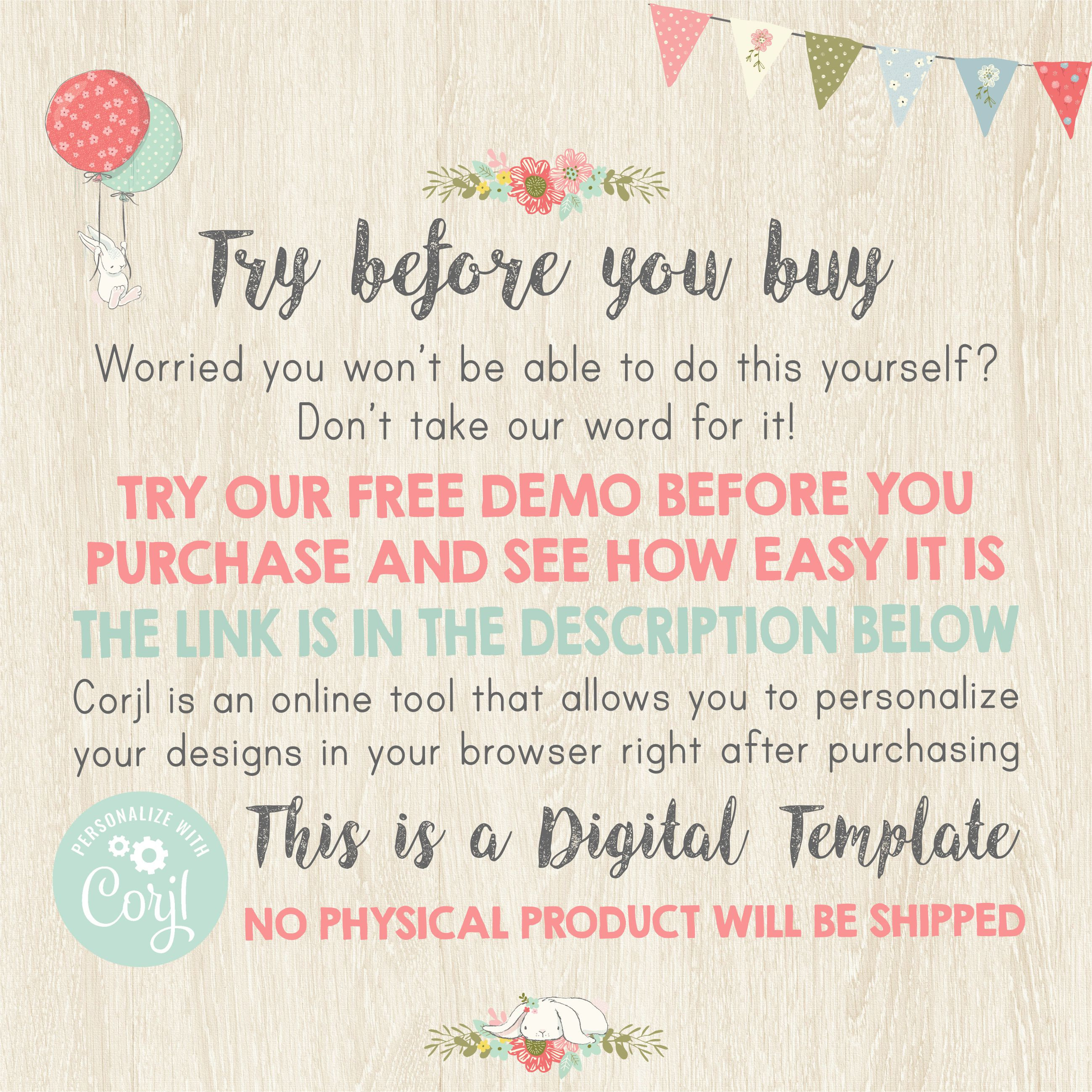 Bug Birthday Invitation INSTANT DOWNLOAD Printable Insect - Etsy