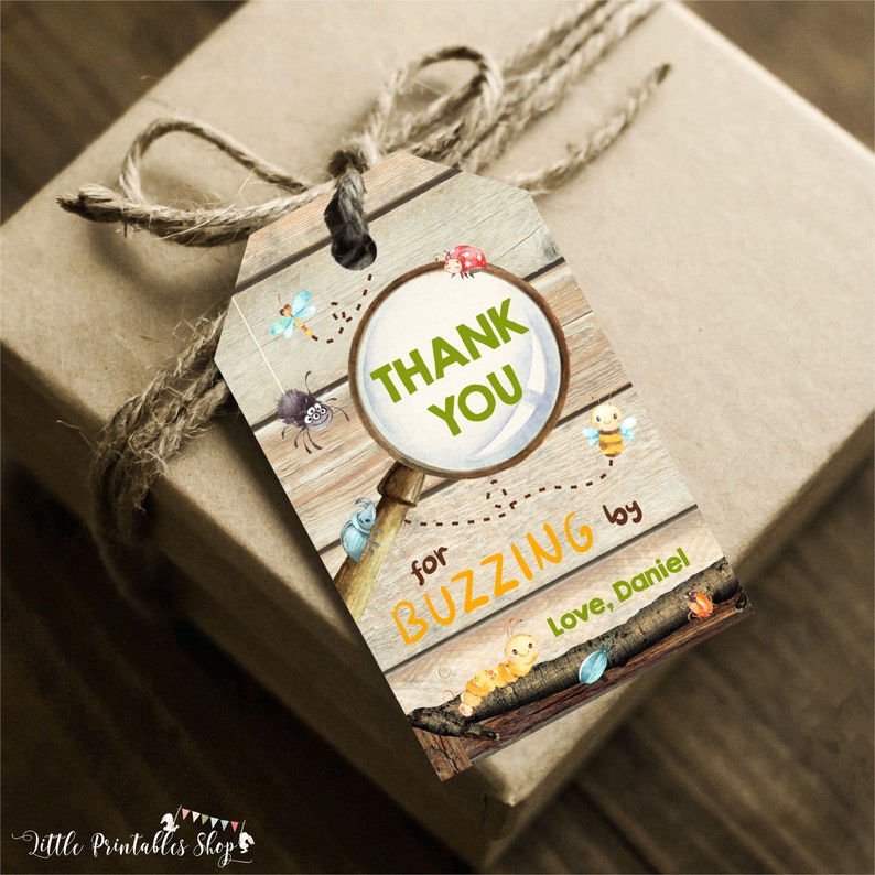 Bugs Thank You Tags Instant Download Printable Bug Party - Etsy