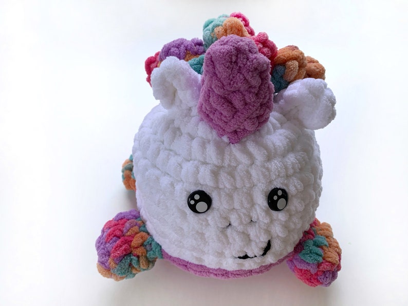PDF Crochet Pattern Reversible Unicorn Plush Flippy - Etsy