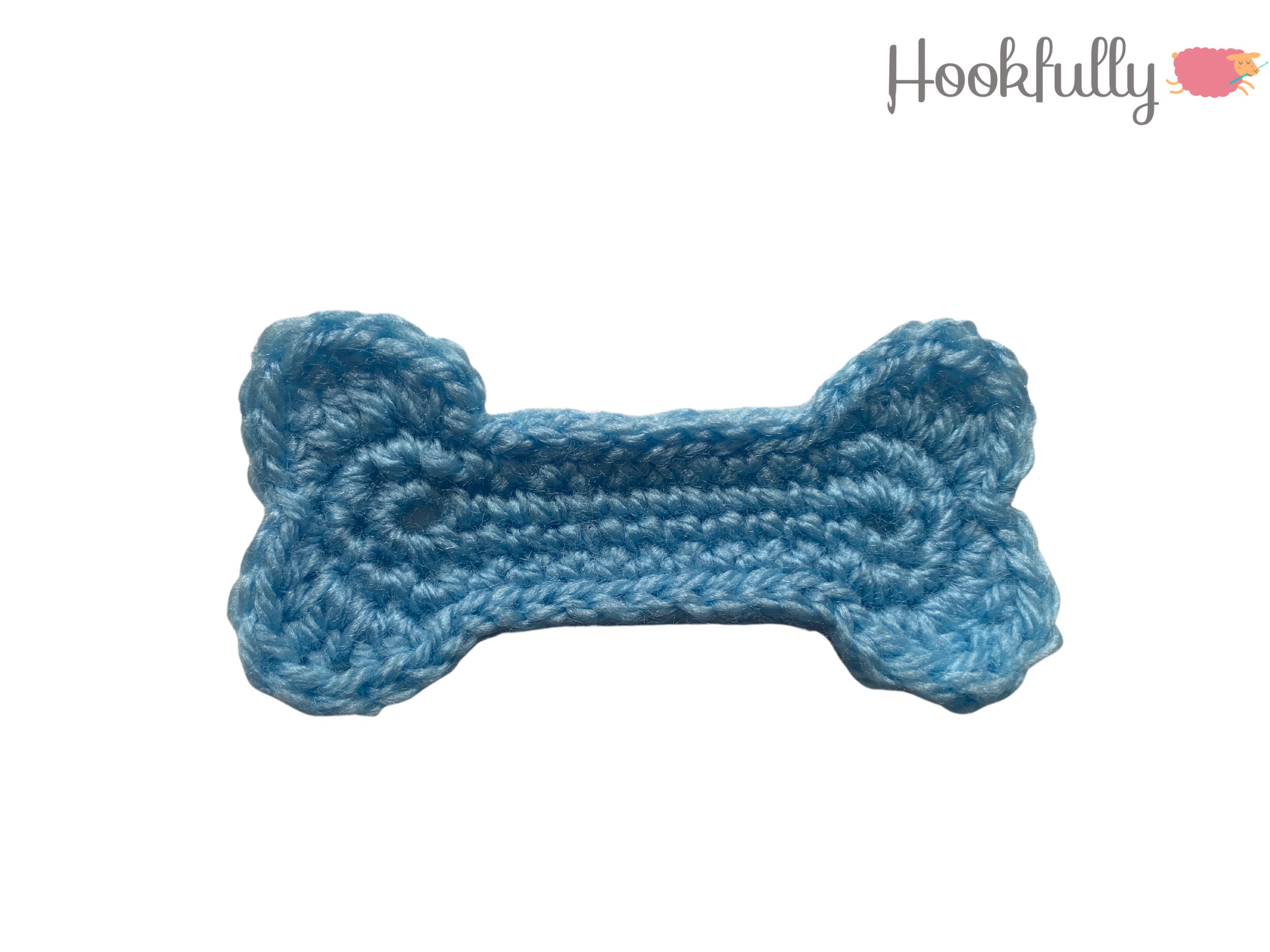 PDF Crochet Pattern | Dog Bone Applique | Flat Bone Motif | Easy ...