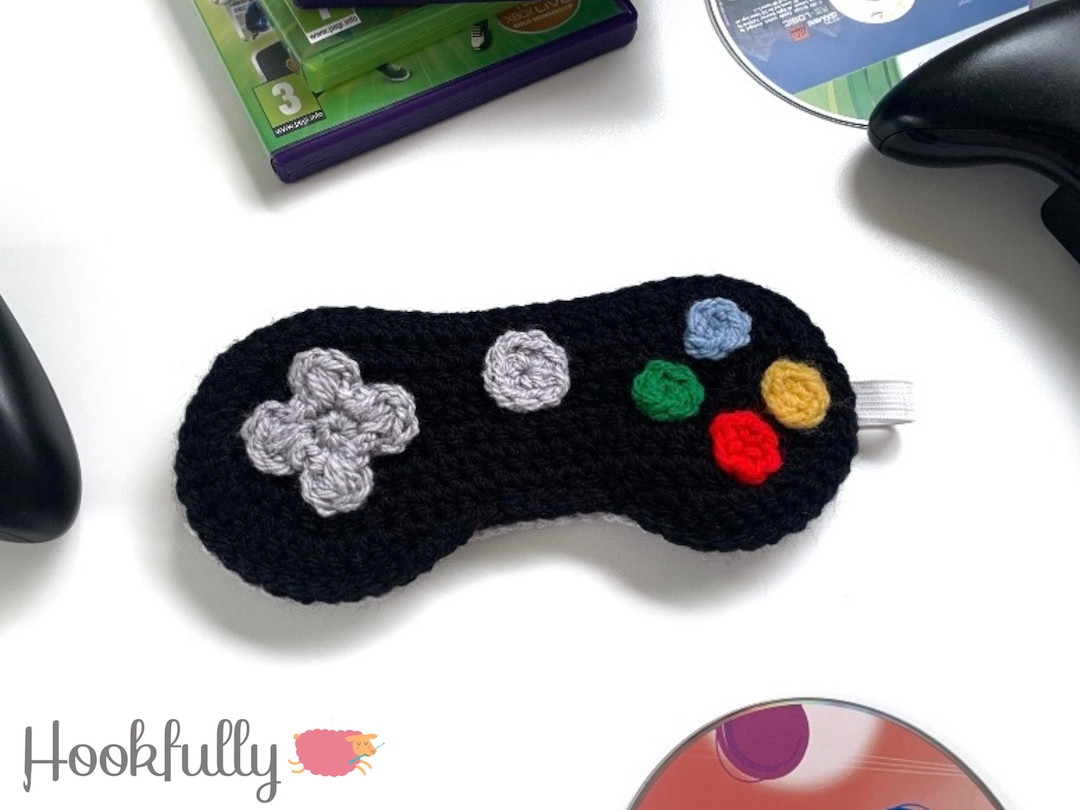 PDF Crochet Pattern Gamer Gift Idea Teen Eye Mask Kids Sleep Mask Games ...