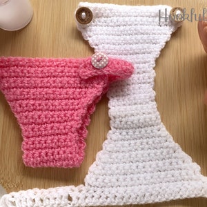 PDF Crochet Pattern | Baby Doll Diaper Crochet Pattern | Dolls Nappy ...