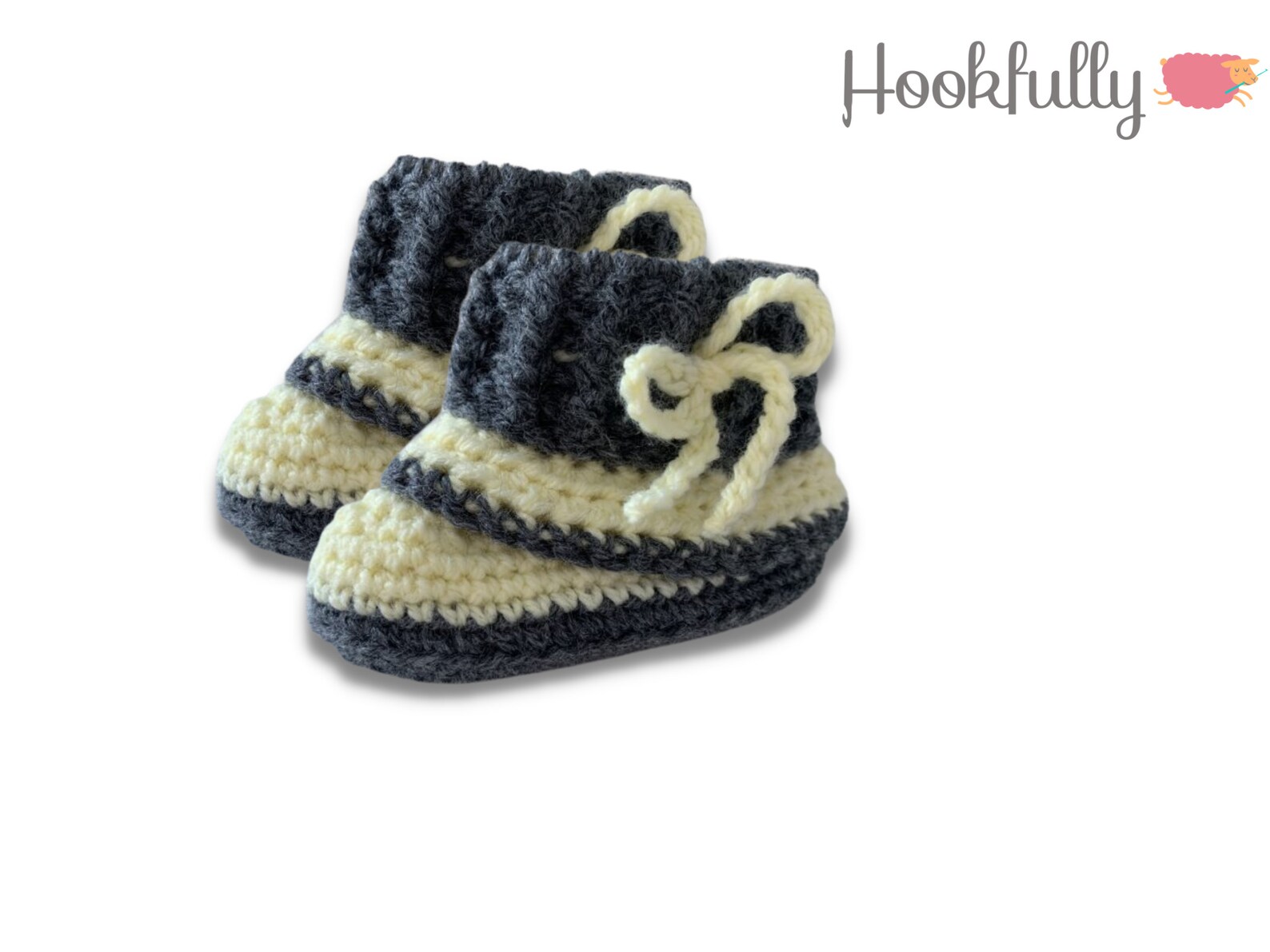 PDF Crochet Pattern | Baby Booties | Crochet Shoes for Babies | Modern ...